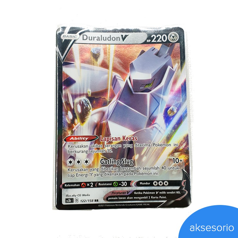 Jual Duraludon V RR - Kartu Pokemon TCG Indonesia Original (Holo/Foil ...
