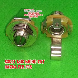 Jual Socket Mic Mono STEREO Body Segi 3P Soket kotak BULAT Akai Audio ...