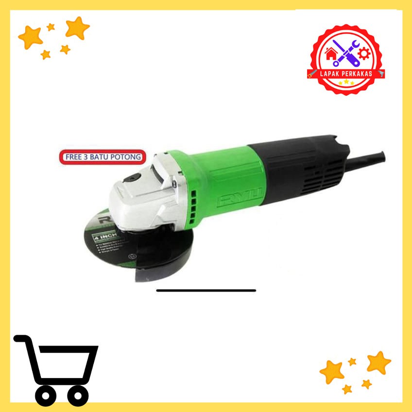 Jual GERINDA TANGAN RYU RSG 100-3 / GERINDA TANGAN RYU 4 INCH / RYU ...