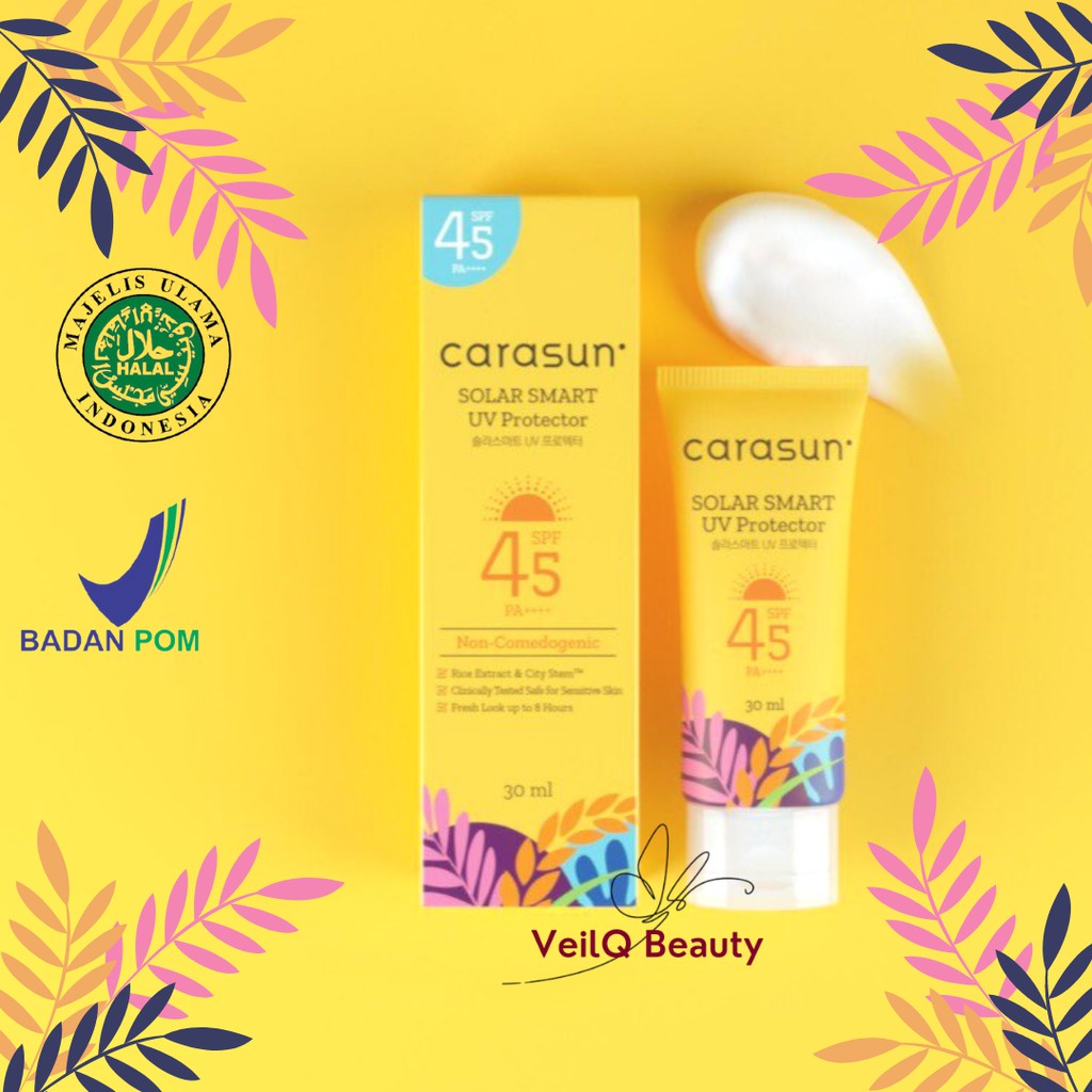 Carasun Solar Smart UV Protector Sunscreen Sunblock | Shopee Indonesia