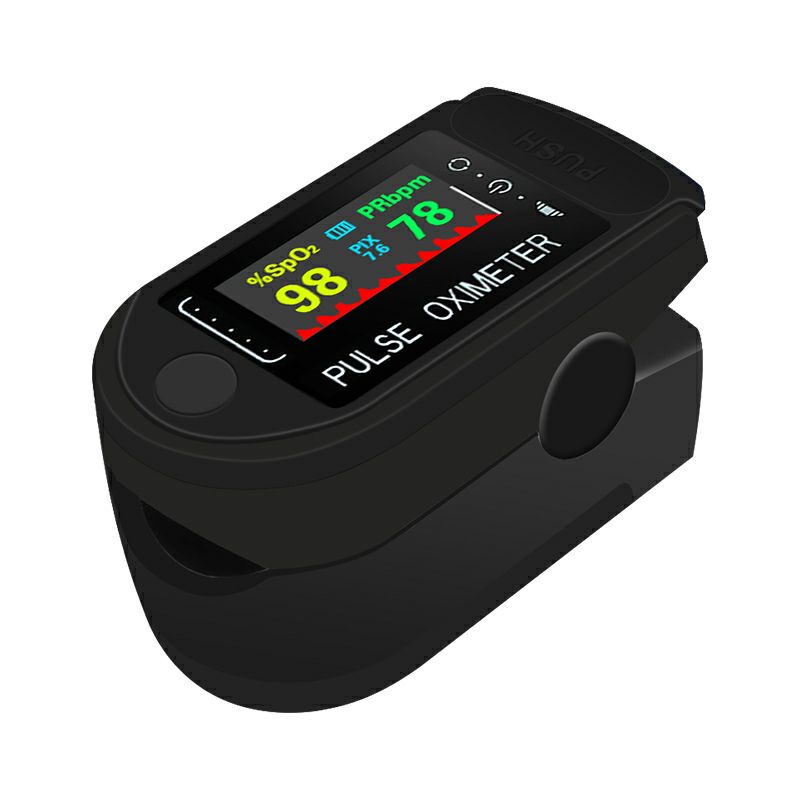 Jual Pulse Oximeter Fingertip Oxymeter alat pengukur saturasi oksigen ...