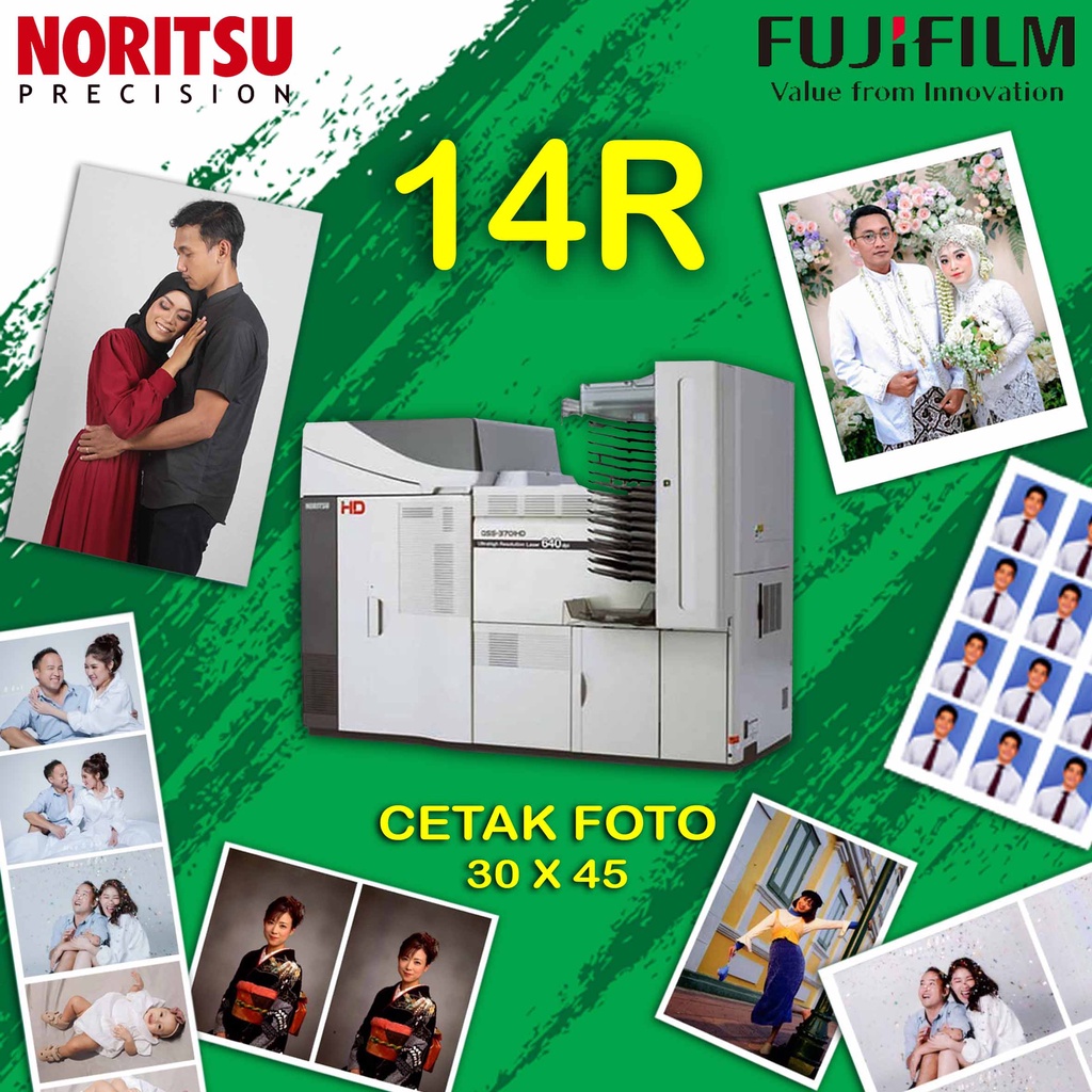 Jual CETAK FOTO/PHOTO KERTAS/PAPER FUJIFILM/DIGIMAX 12RS/14R 30x45 MESIN NORITSU PHOTO LAB ...