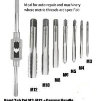 Jual Hand Tap Set Lengkap Gagang Stang Handle Alat Senai Drat M3-M12 ...
