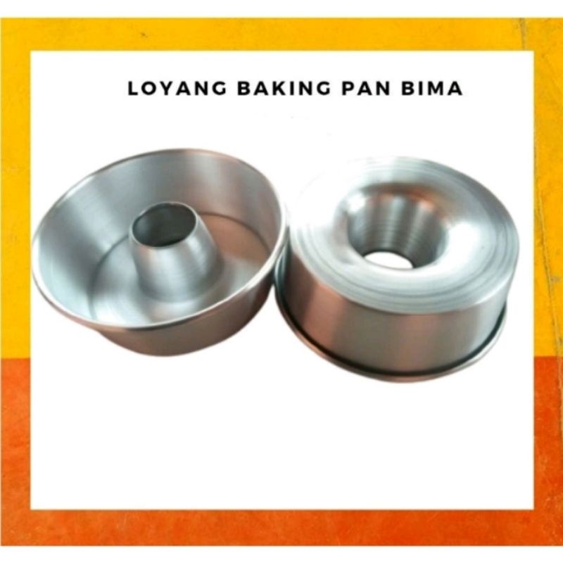 Jual Loyang Bolu Baking Pan / Loyang Tulban Ukuran 18 20 22 24 26 Cm ...