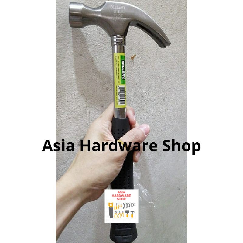 Jual Palu Kambing Besi Ukuran 16 Oz Besar SELLERY Martil Gg Besi Karet ...