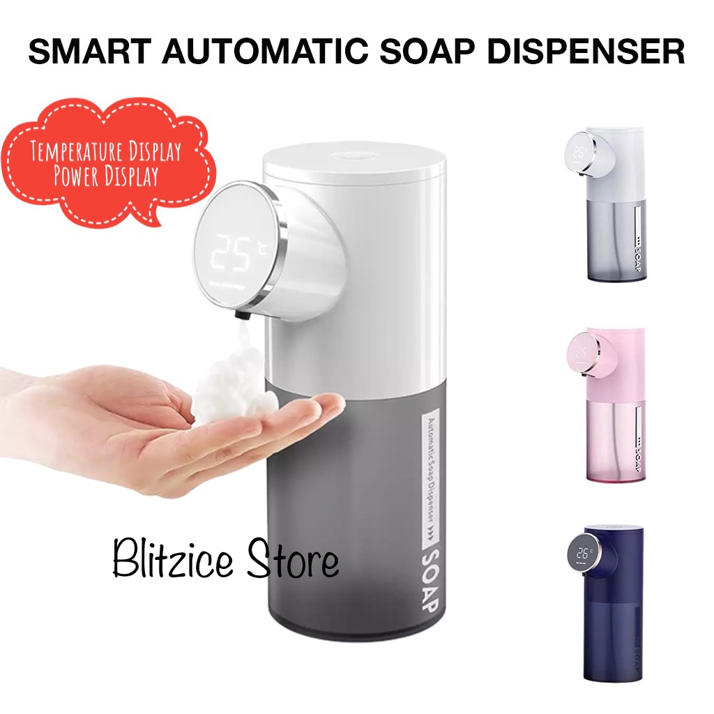 Jual Soap Dispenser Automatic Rechargeable Foam Handwash Temperature ...
