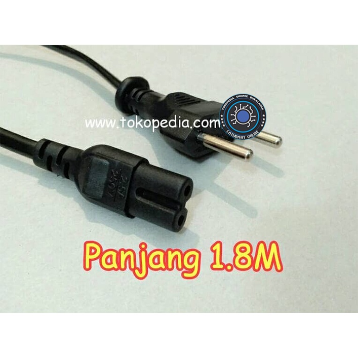 Jual Kabel Power 8 Jack Ac Tape Angka Delapan Vision | Shopee Indonesia