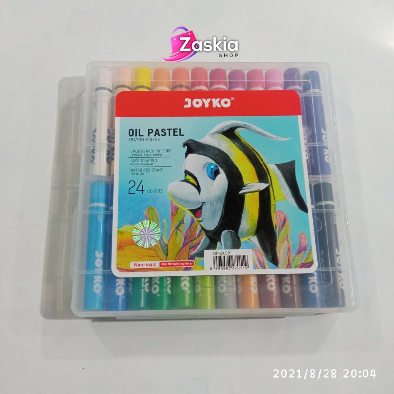 Jual Crayon Joyko MINI 24 warna / Titi MINI 24 OP-24CR [Free packing ...
