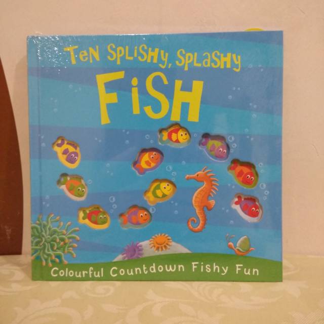 Jual Board book Ten Splishy Splashy Fish - buku import anak | Shopee ...