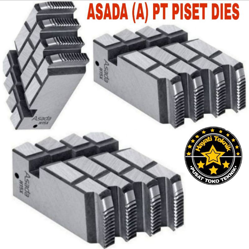 Jual Mata senai drat pipa 1/2/-3/4Inch ASADA A-PT PISET DIES Konduit set PF | Shopee Indonesia