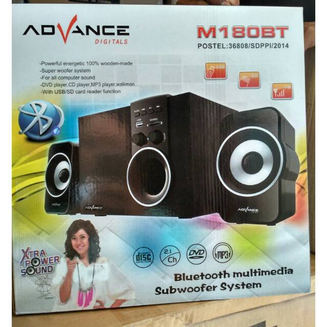 Jual spiker aktif advance m180 bluetooth | Shopee Indonesia