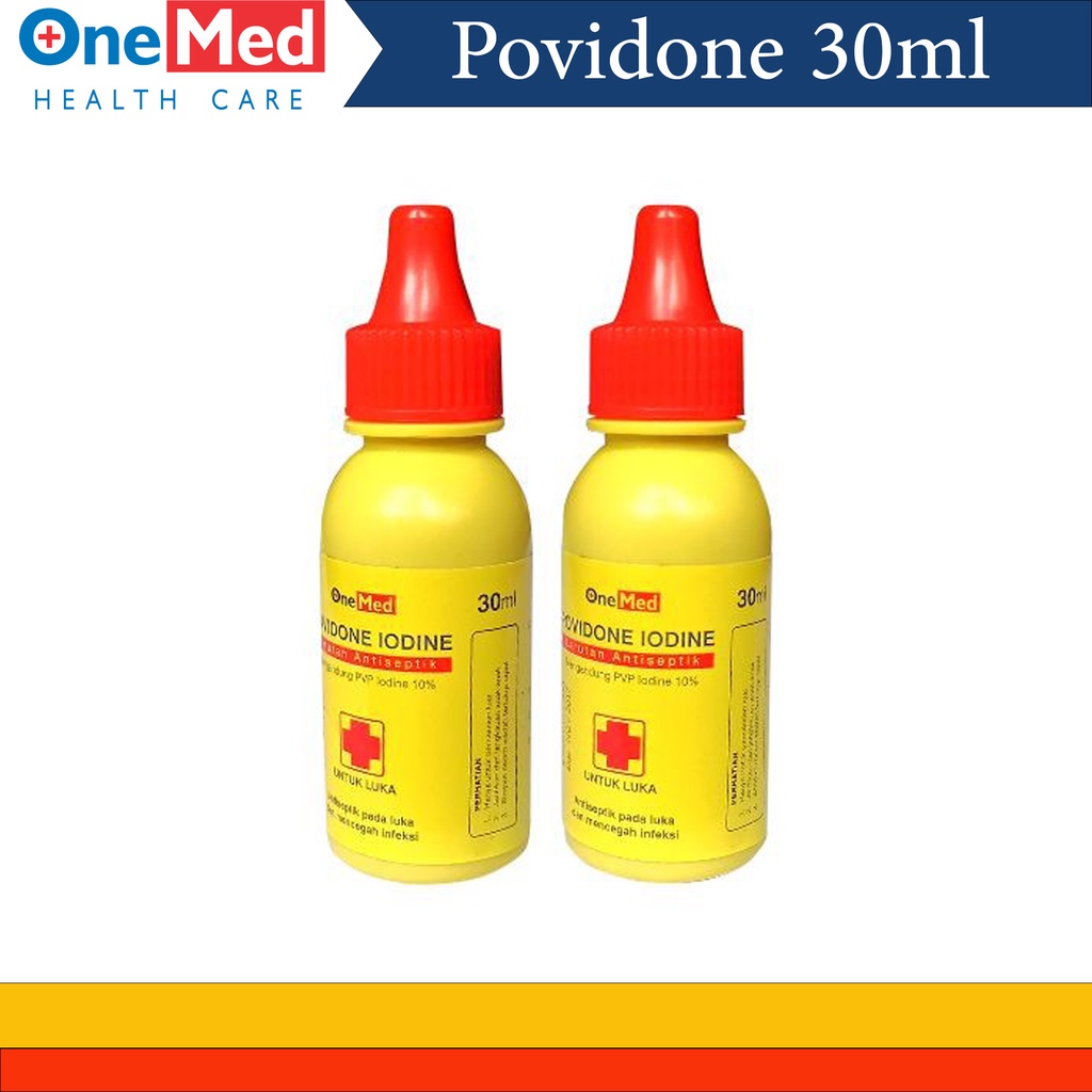 Jual Povidone Iodine Onemed 30ml / Antiseptik Luka | Shopee Indonesia
