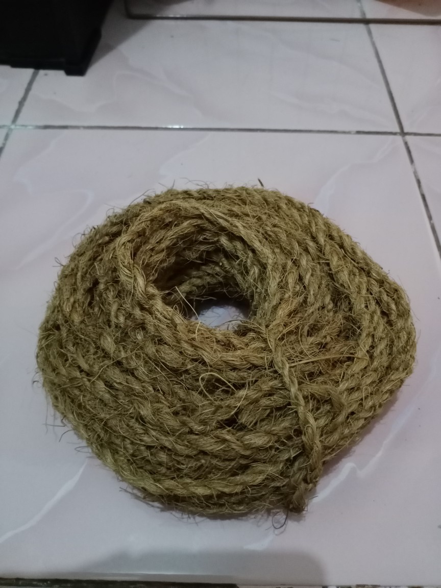 Tali Tambang Sabut Kelapa /Tali Tepes/Coconut fiber rope/Serabut kelapa ...