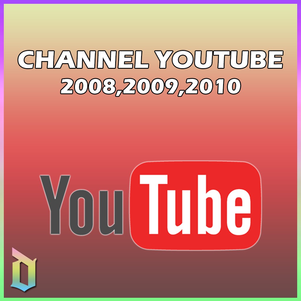 Jual Channel Youtube Tahun 2008,2009,2010 | Shopee Indonesia