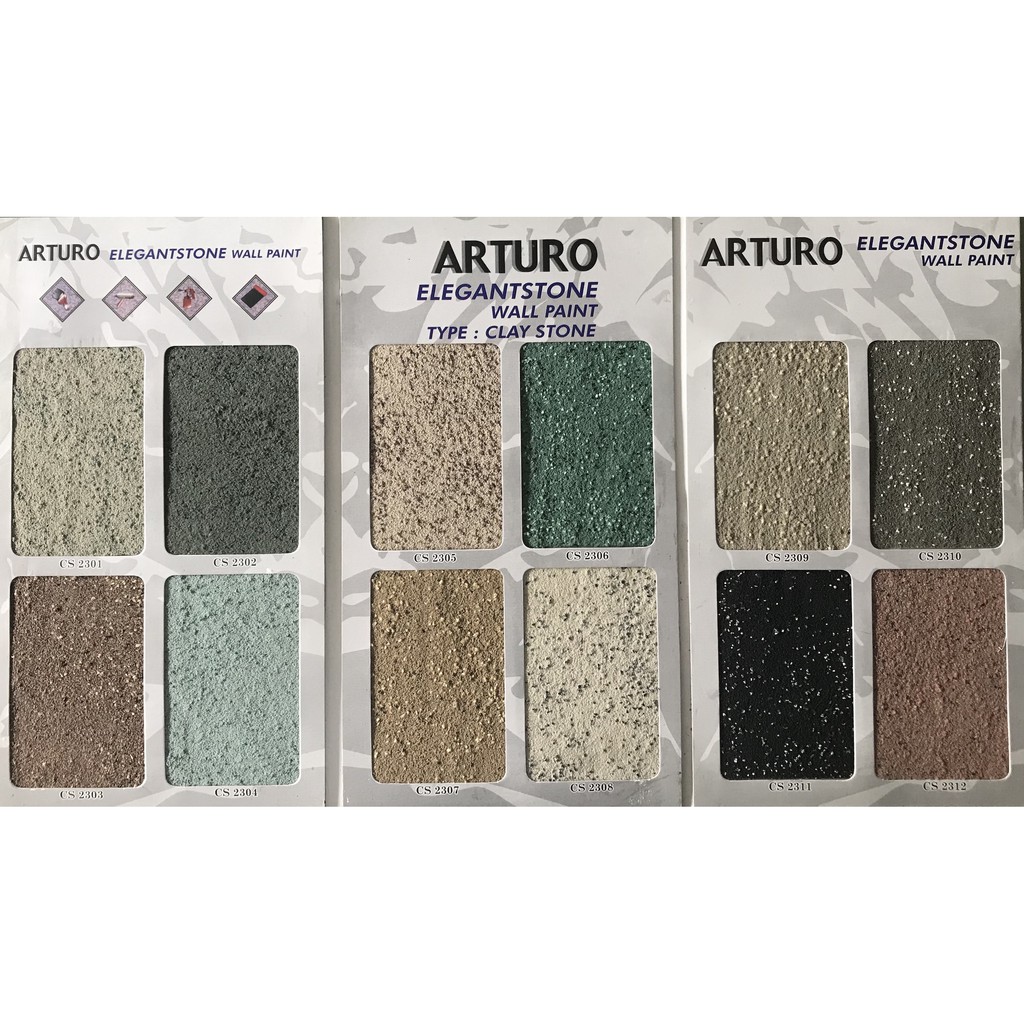 Jual Cat tembok Arturo type Clay Stone (CS) ukuran pail 20 kg | Shopee ...