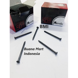 Jual Paku Beton Marabu Hitam 5cm | Paku Beton Hitam Galvanis 50mm ( Box ...