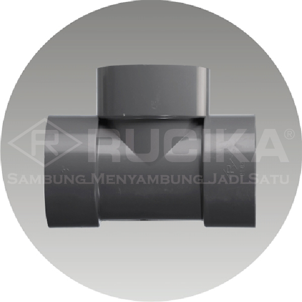 Jual TEE D 6 x 4 inch RUCIKA PVC VERLOP TEE REDUCER TEE DV VLOK TEE ...