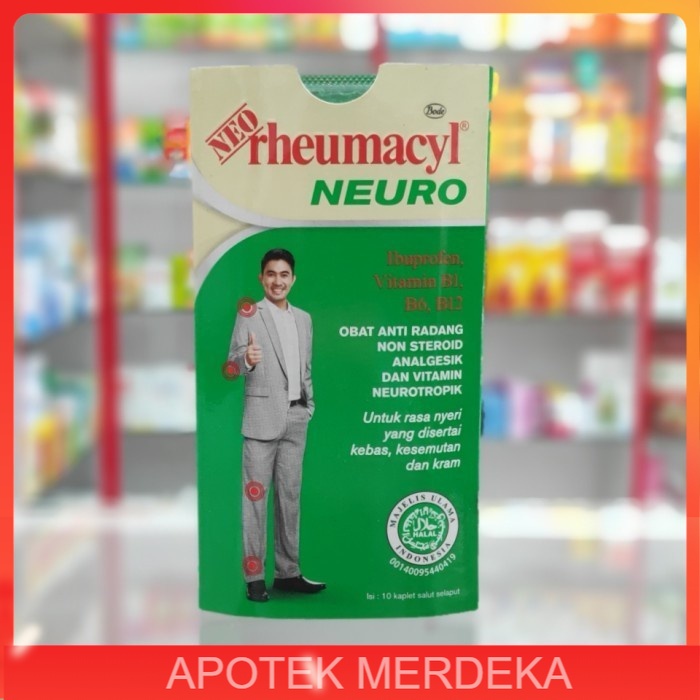 Jual neo rheumacyl neuro strip 10 tablet / rheumacil obat nyeri sendi ...
