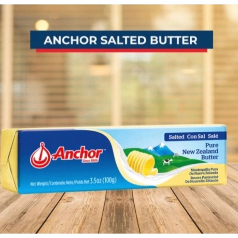 Jual Anchor Butter salted 100gr Indonesia|Shopee Indonesia