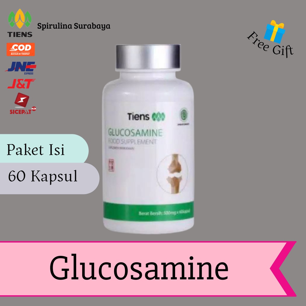 Jual Glucosamine isi 60 kapsul obat untuk membantu pembentukan dan ...