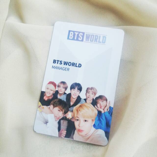 Jual BTS WORLD MANAGER ID CARD | Shopee Indonesia