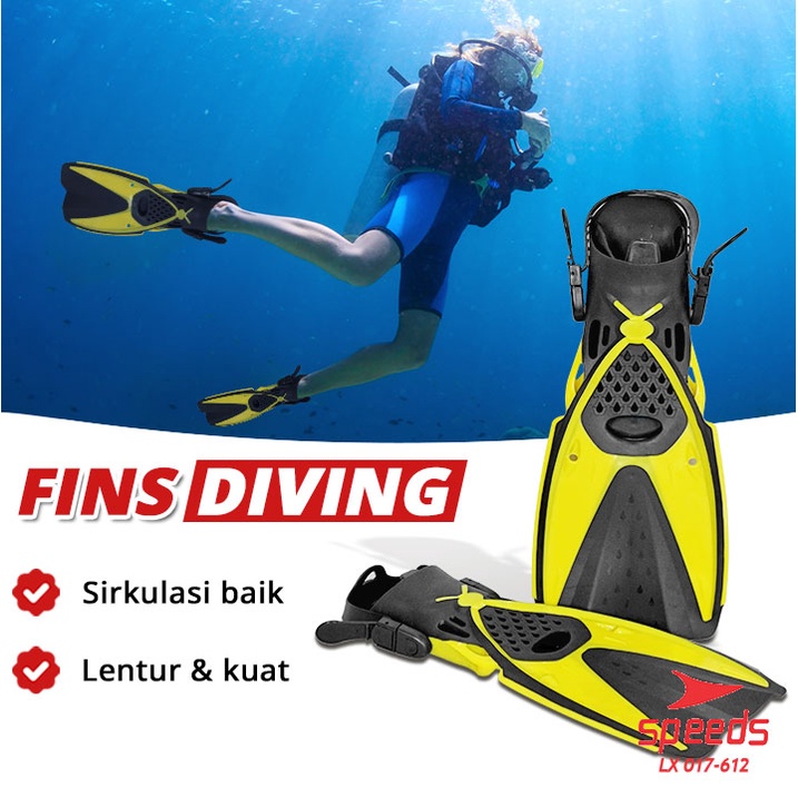 Jual SPEEDS Kaki Katak Sepatu Katak Kodok Fins Fin Renang Selam Diving ...