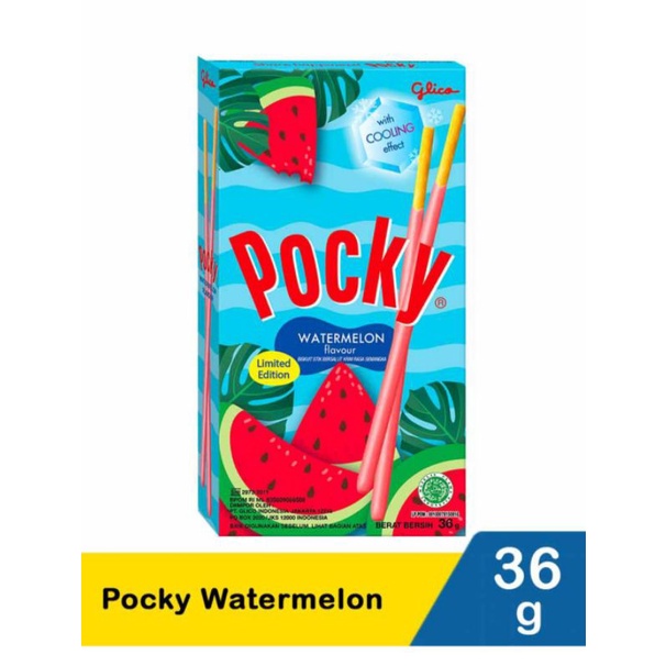 Jual Pocky Watermelon Biskuit Stik 37gr Limited Edition Indonesia ...