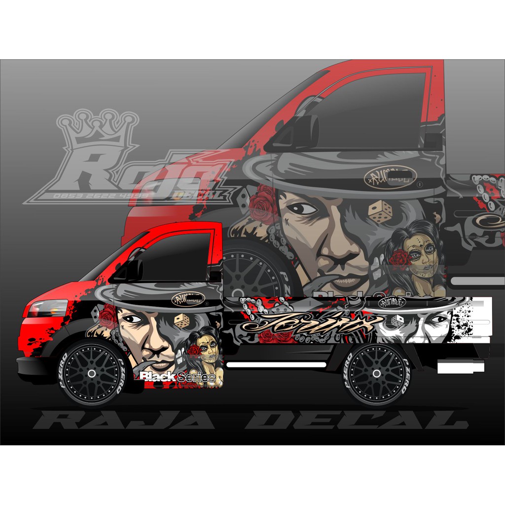 Jual Sticker Decal Pick UP APV Mega Carry Jerinx | Shopee Indonesia