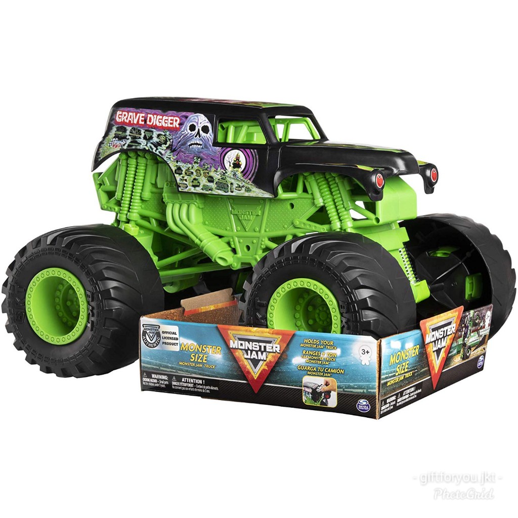 Jual Monster Jam Mainan Mobil M Truck Size Besar 1:10 Grave Digger ...