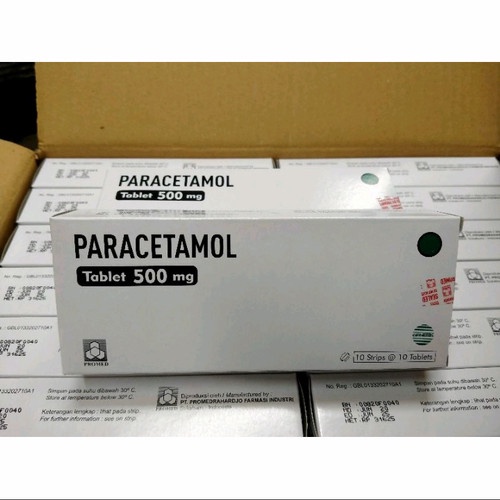 Jual PARACETAMOL STRIP 500MG TAB BOX (PROMED) | Shopee Indonesia