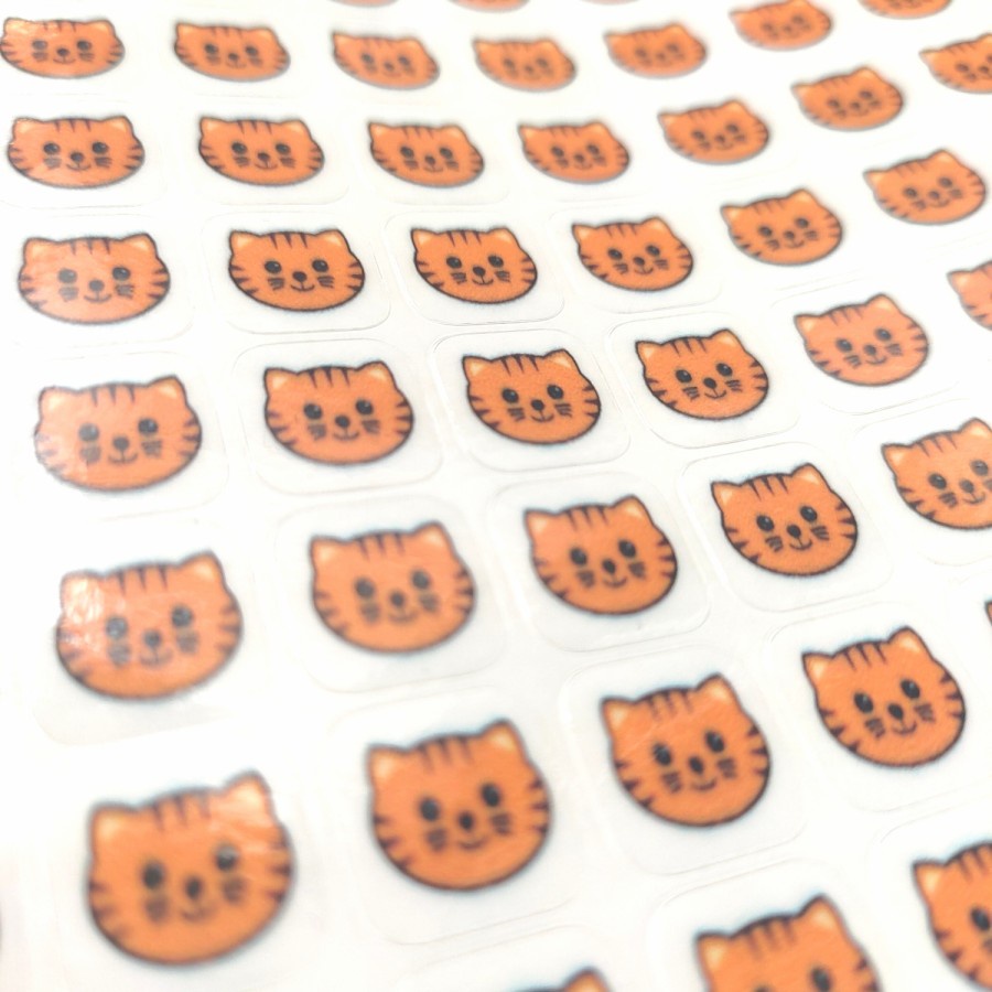 Jual Sticker Center Piece Logo Kucing Oren | Shopee Indonesia