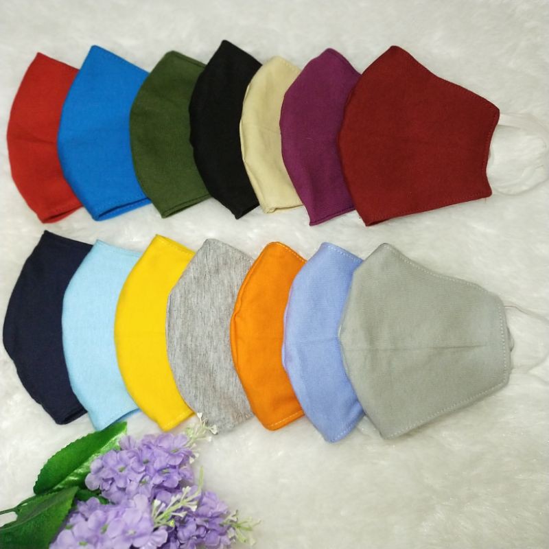 Jual MASKER KAIN 2 LAPIS / ISI 12 PCS | Shopee Indonesia