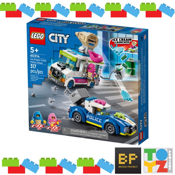 Jual 60314 LEGO CITY Ice Cream Truck Police Chase | Shopee Indonesia