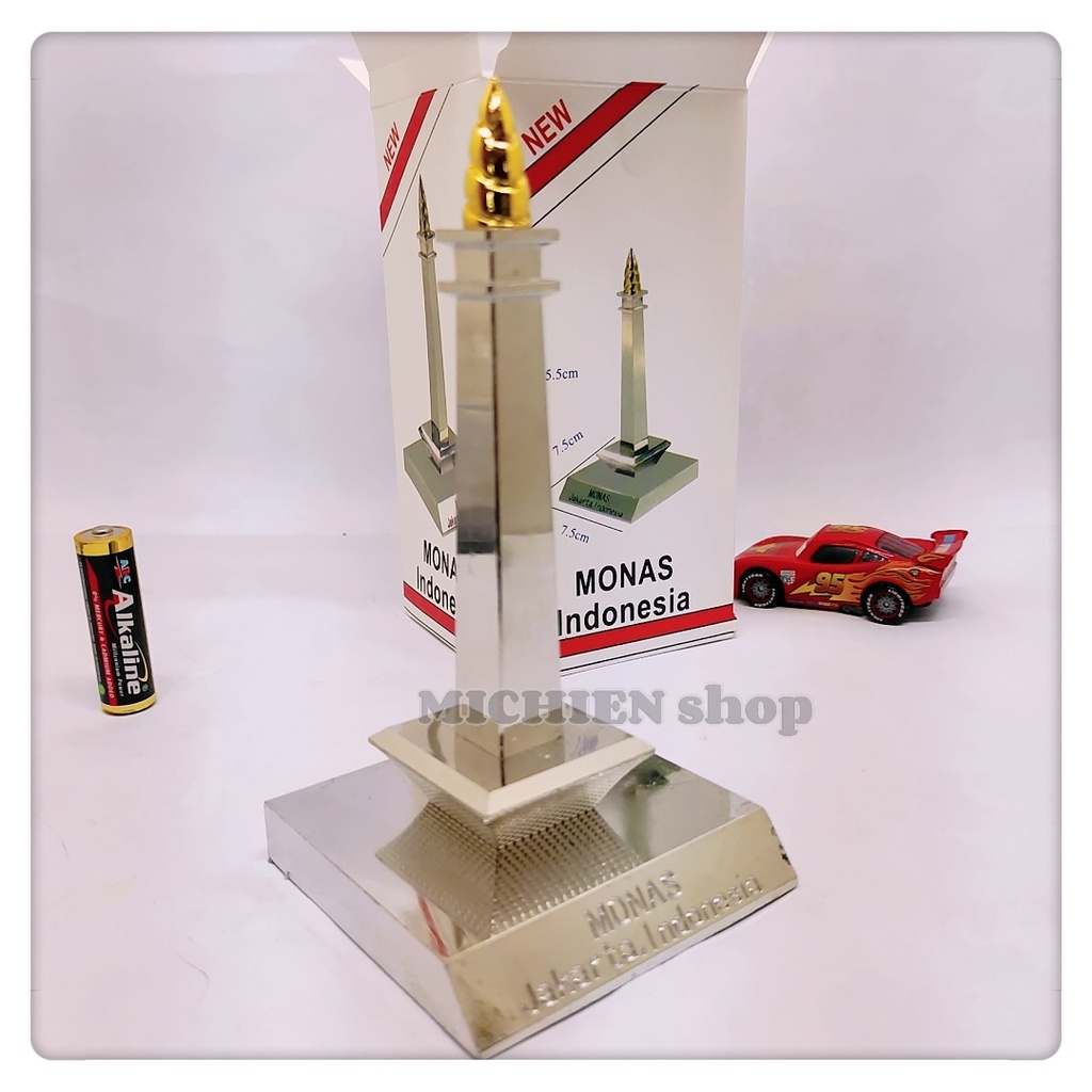 Jual Miniatur monas indonesia jakarta monumen nasional hadiah kado ...