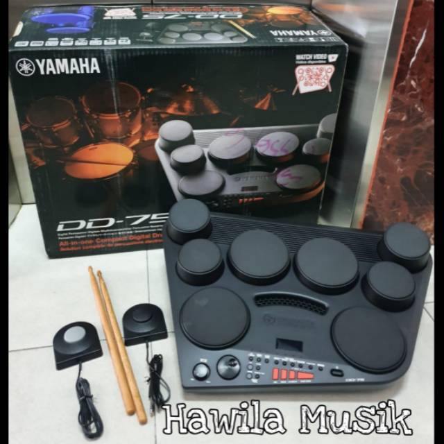 Jual Compact Drum Kit Drum Elektrik Yamaha DD 75 DD75 Indonesia|Shopee ...
