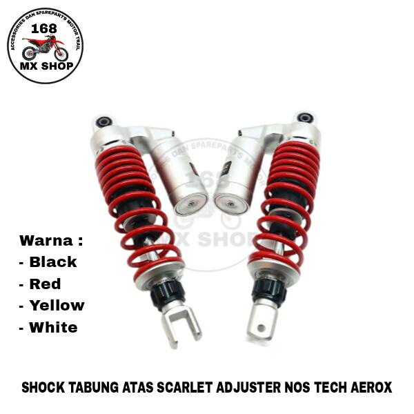 Jual SHOCK ABSORBER SHOCKBREAKER TABUNG ATAS SCARLET ADJUSTER NOS TECH ...