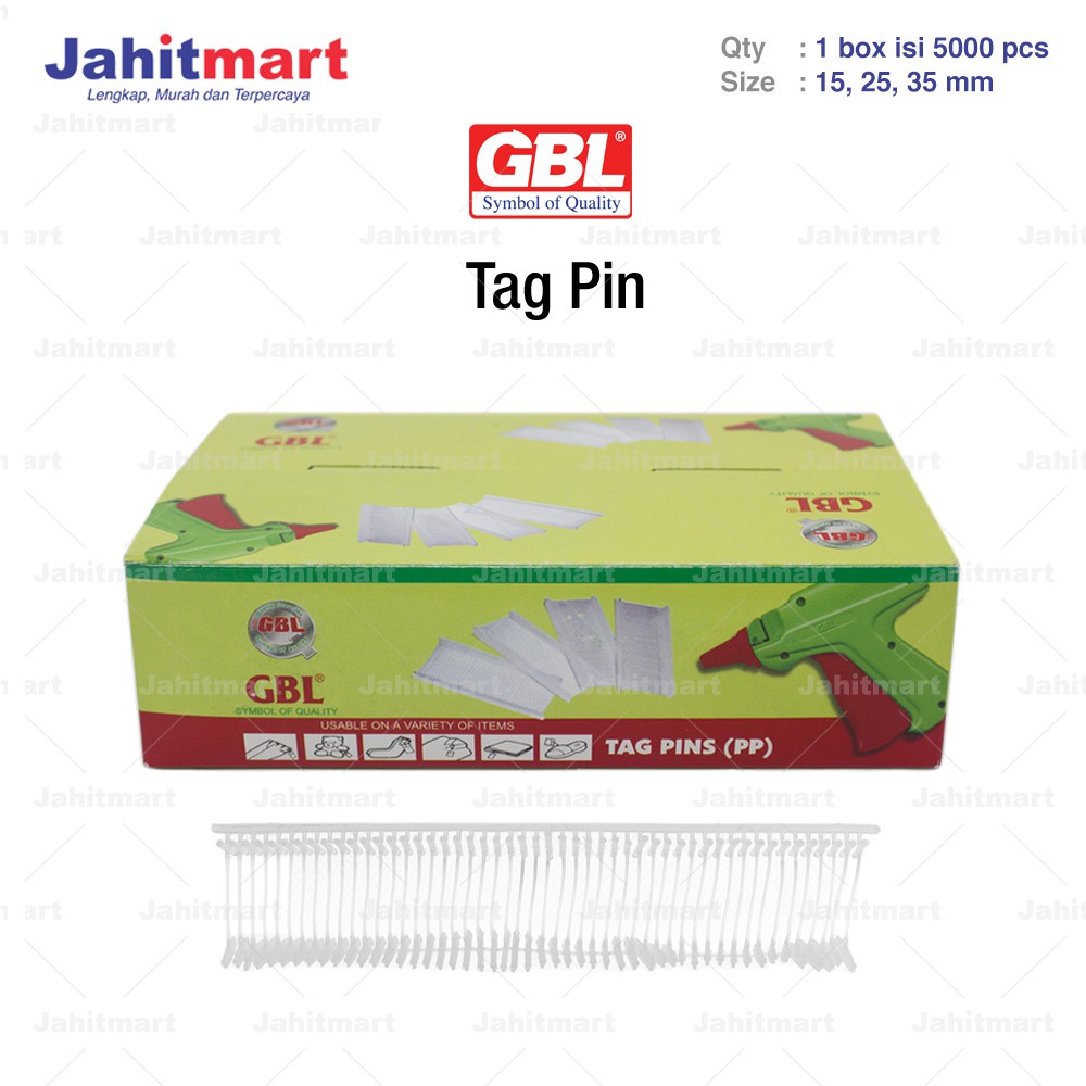 TAG PIN / TAGPIN / TAG PINS / TAGPINS / LABEL MERK "GBL" | Shopee Indonesia