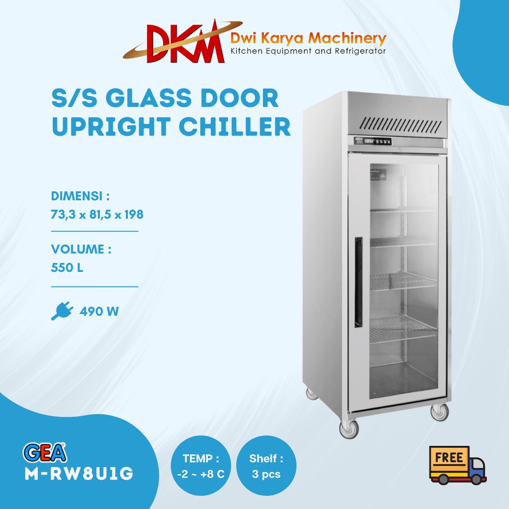 Jual glass door Upright chiller/lemari Pendingin sayur,buah M-RW8U1G ...