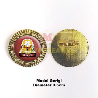 Jual Pin OSIS Wing Bros Logo OSIS SMA Logam Kuningan Cor | Shopee Indonesia