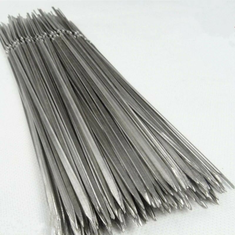 Jual Tusuk Sate Dengan Gagang/Tanpa Gagang Barbeque Steinless Steel ...