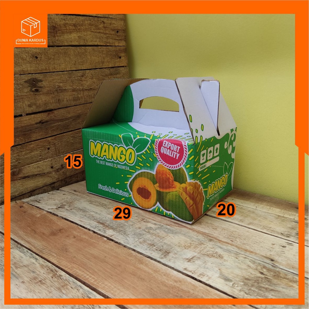 Jual BOX BUAH MANGGA JINJING ISI 6 UK.29X20X15 CM | BOX BUAH | KARDUS ...