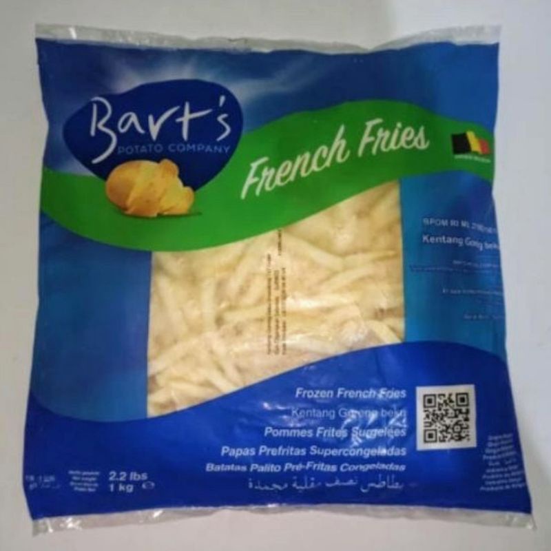 Jual BARTS French Fries Shoestring 1 kg | Shopee Indonesia