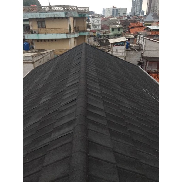 Jual atap baja ringan genteng metal pasir. | Shopee Indonesia