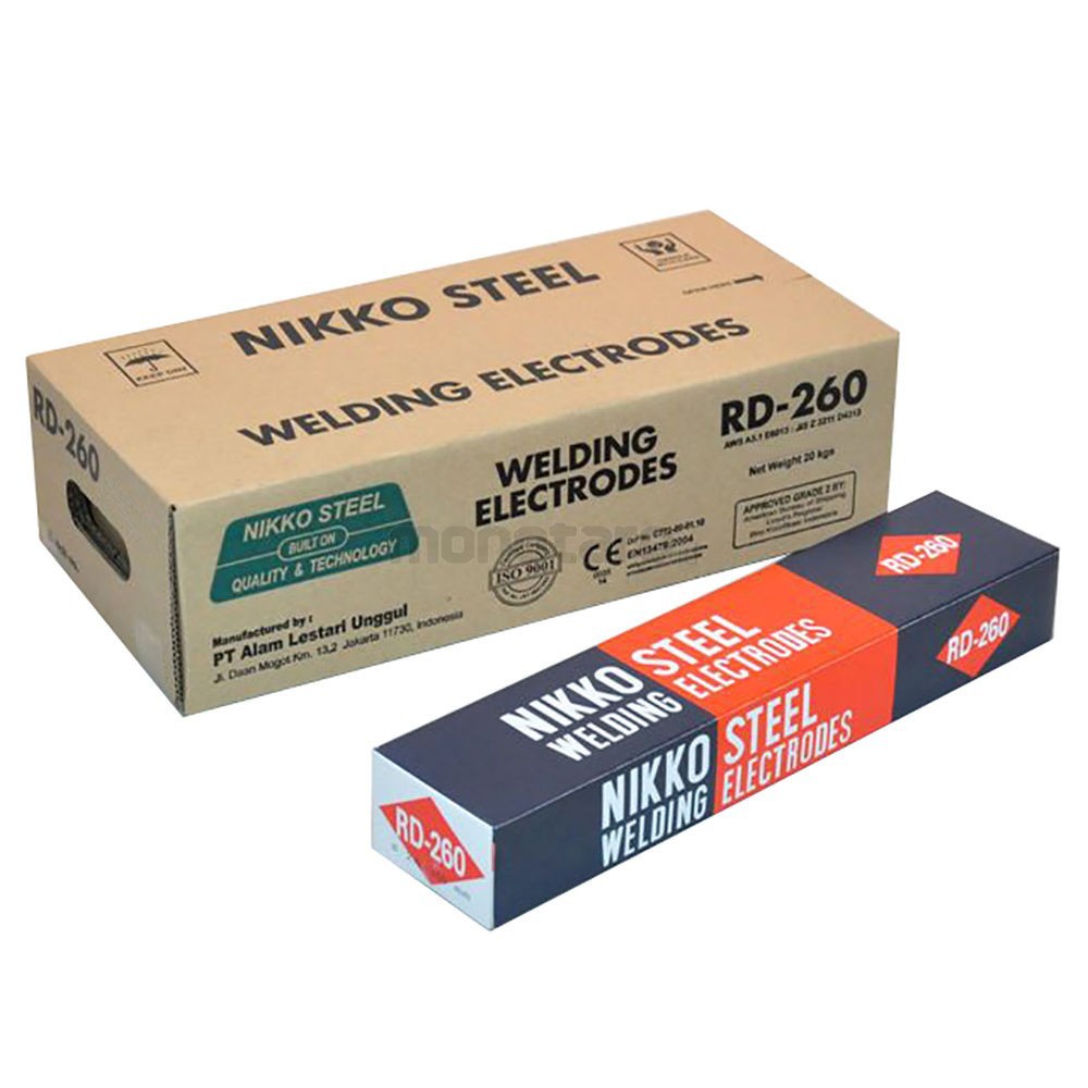 Jual Kawat Las Elektroda 2,0 X 350 Mm - Rd-260 Eceran Per Kg - NIKKO STEEL Indonesia|Shopee ...