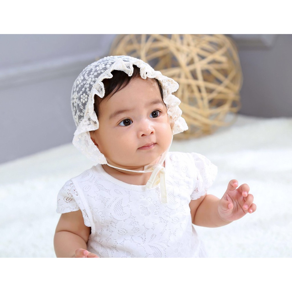 Jual Topi bonnet bayi, topi dutch lady bayi, topi putri anak model ...