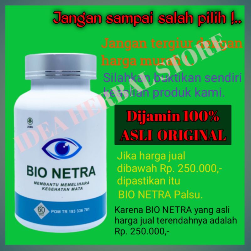Jual BIO NETRA Obat Mata Herbal Tradisional Ampuh Mengobati Segala ...
