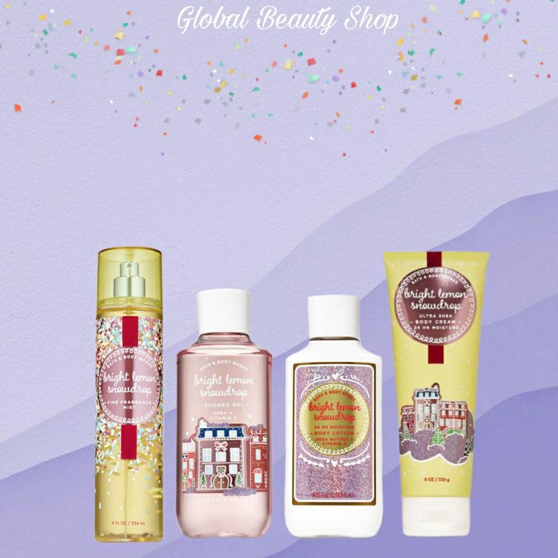 Jual Bright Lemon Snowdrop Bath and Body Works (Fragrance Mist - Shower ...