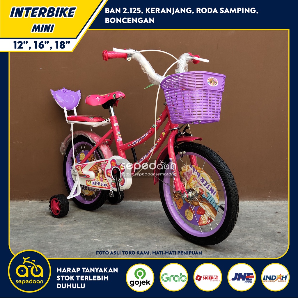 Jual Sepeda Anak MINI/CTB 12", 16", 18" Interbike (PULAU JAWA) | Shopee ...