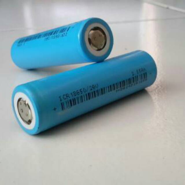 Jual Batre Li-ion 3.7v ICR 18650 vape murah Original kapasitas 2.55ah ...
