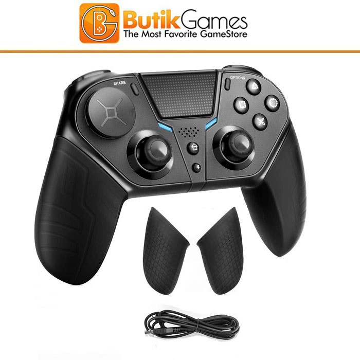Jual Stick PS4 Gamepad Wireless Controller P4 Gamepad Q300 Indonesia ...
